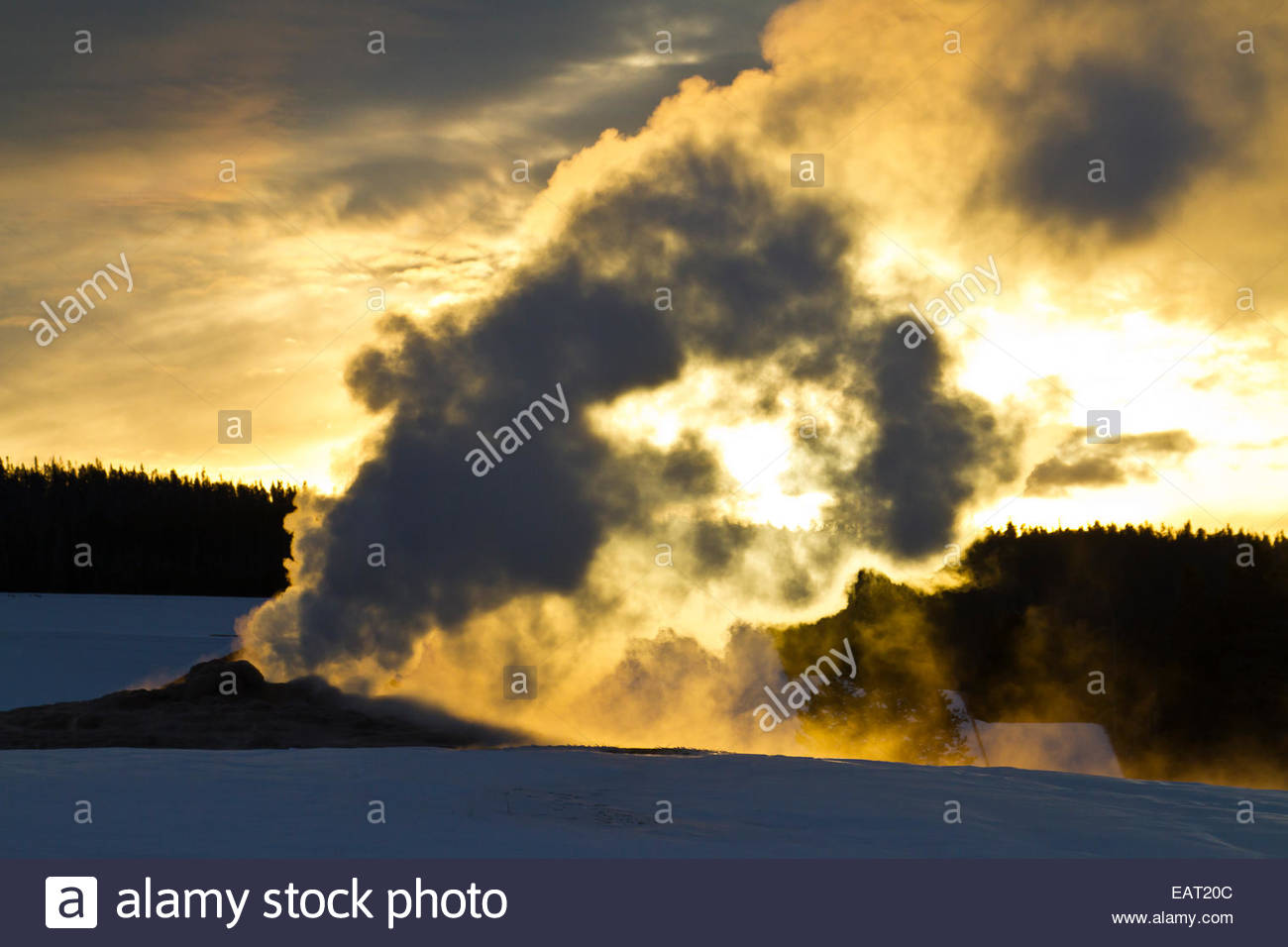Geyser steam plumes hi-res stock photography and images - Alamy