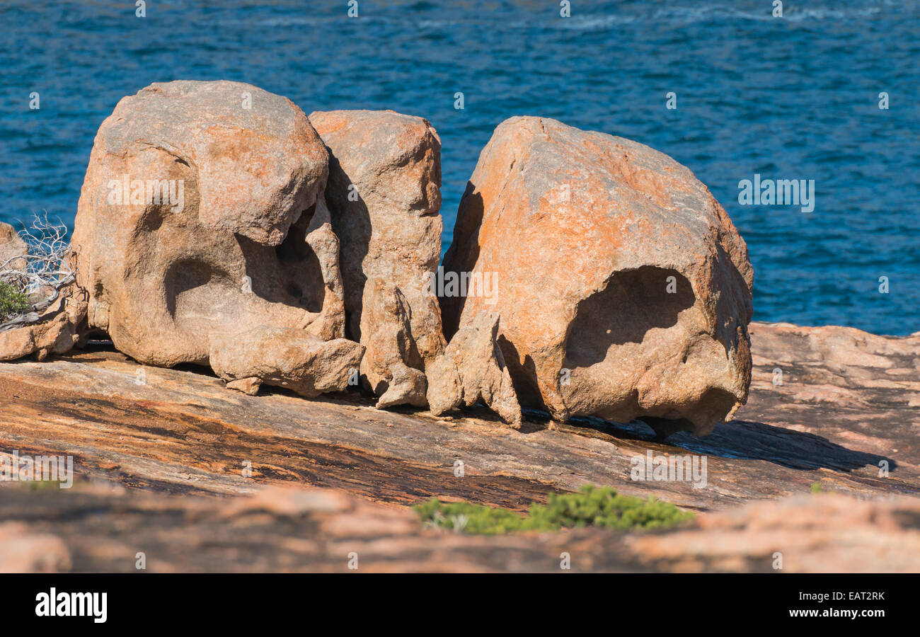 granite weathering Cape Le Grand Nationalpark Stock Photo - Alamy