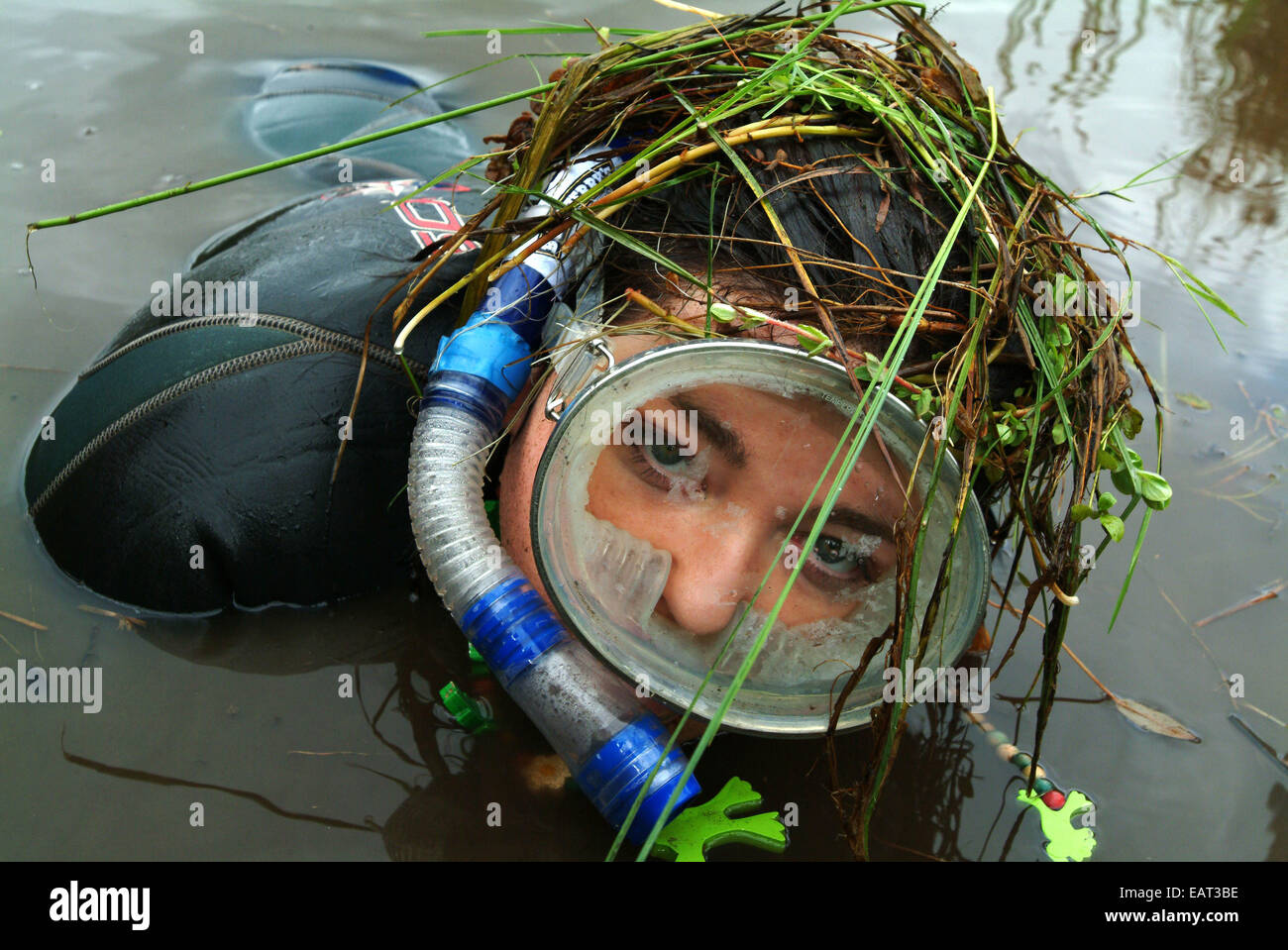 World Bog Snorkelling Championships, Llanwrtyd Well, Powys, Wales, UK ...