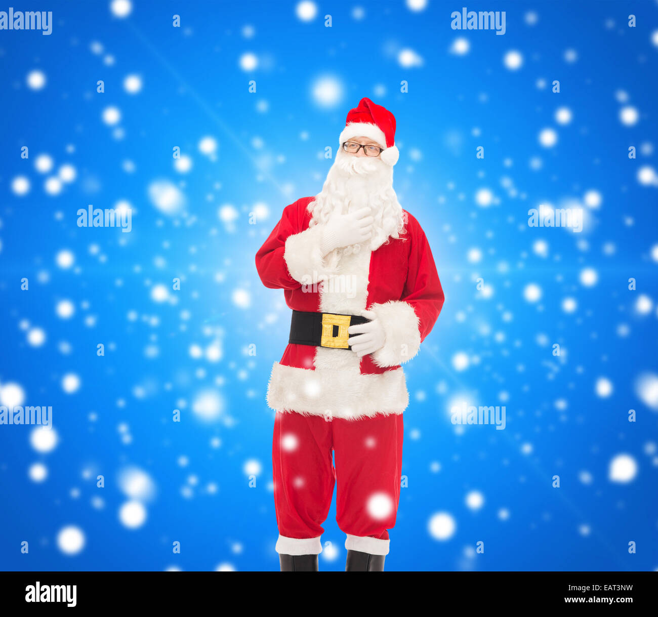 man in costume of santa claus Stock Photo - Alamy