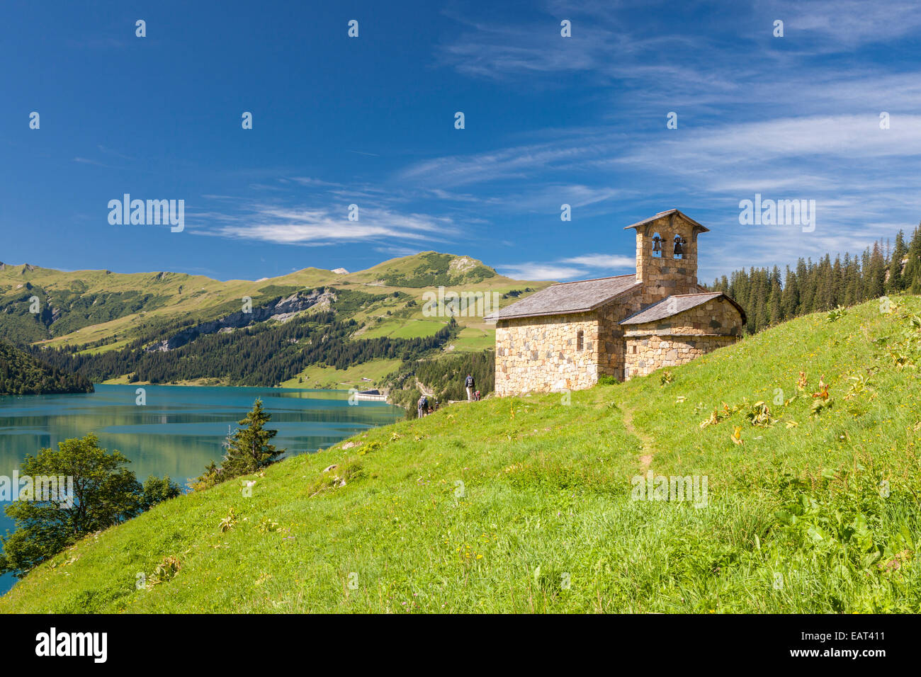 Lac de roselend dam hi-res stock photography and images - Alamy