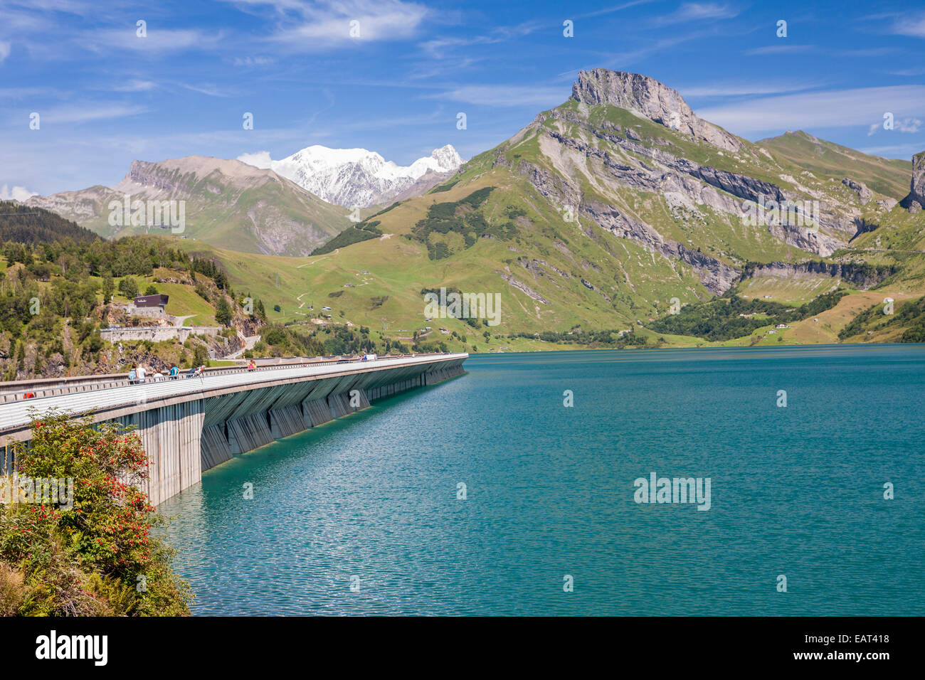 Lac de roselend dam hi-res stock photography and images - Alamy