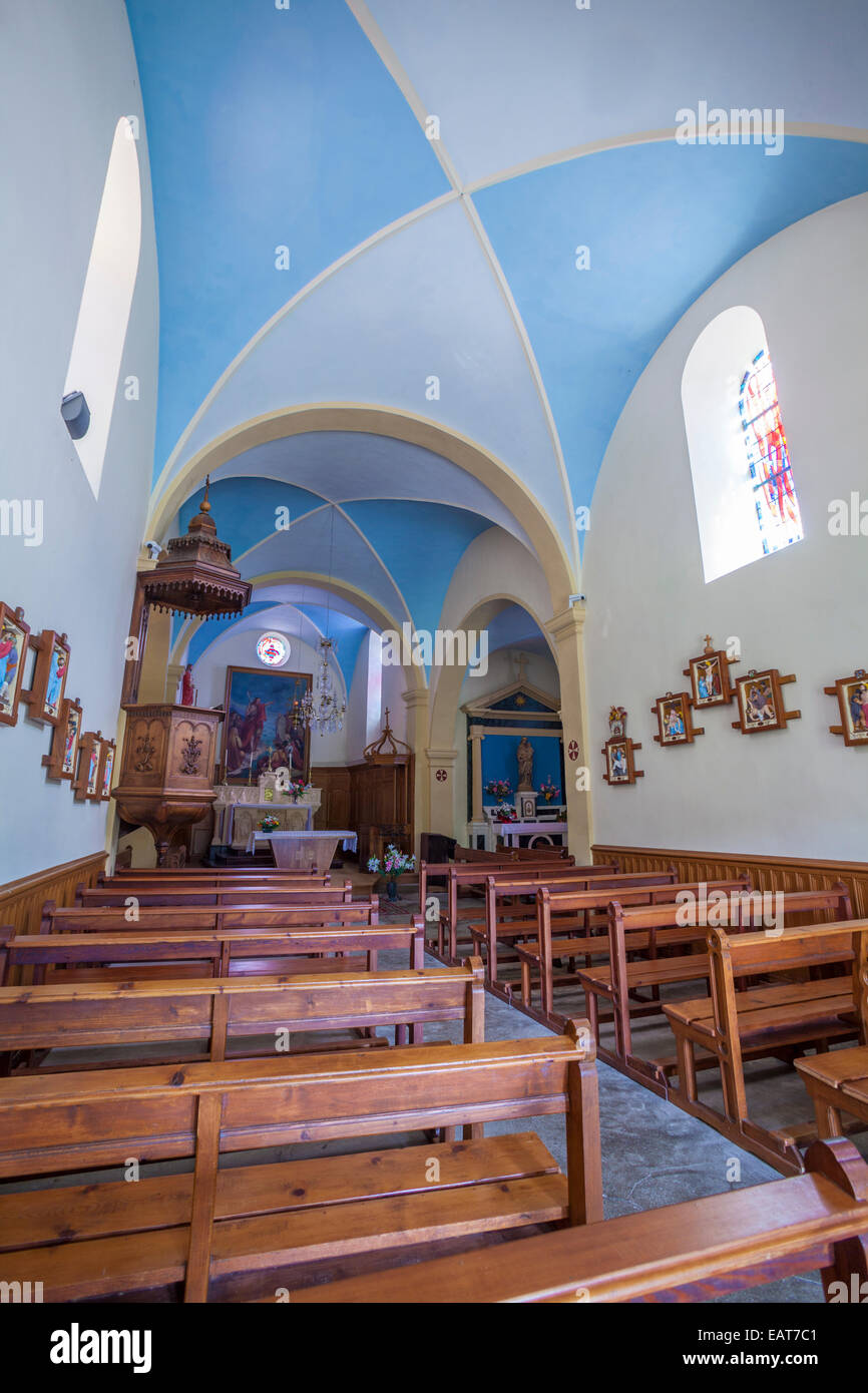 Church in Corbel village in the Parc Naturel de la Chartreuse, Corbel ...