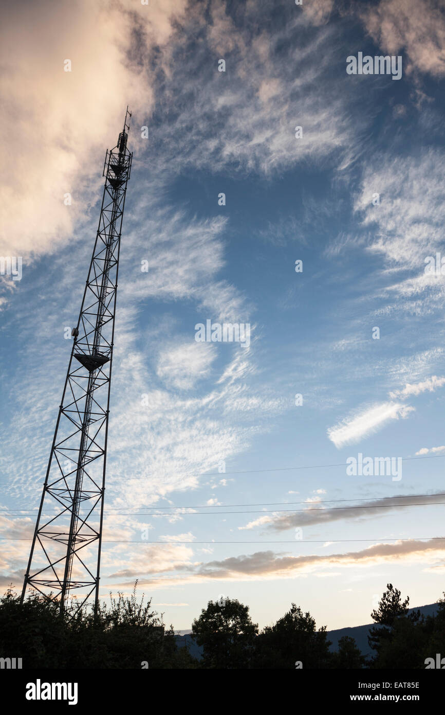 Antennas in Chambery, Savoie, Rhône-Alpes, France Stock Photo - Alamy