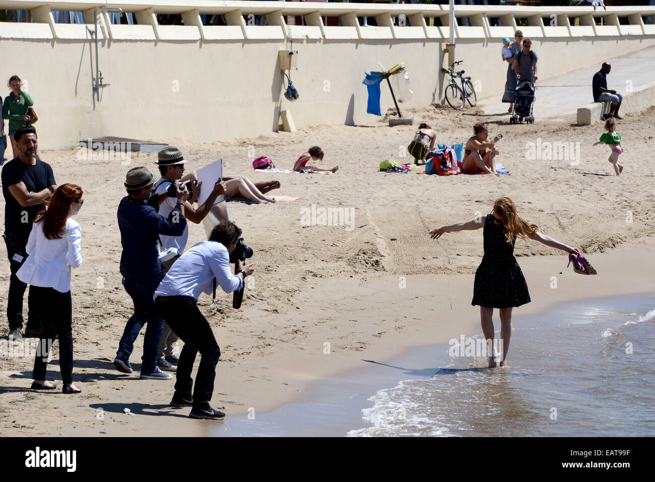 Jessica Chastain Beach
