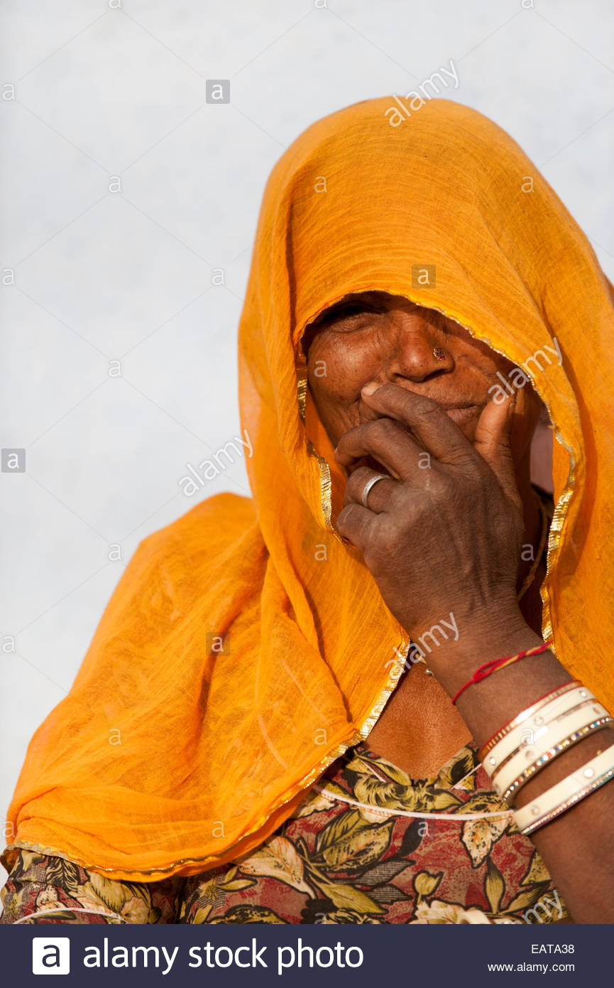 Woman Wearing Rajasthani Traditional Jewellery High Resolution Stock ...
