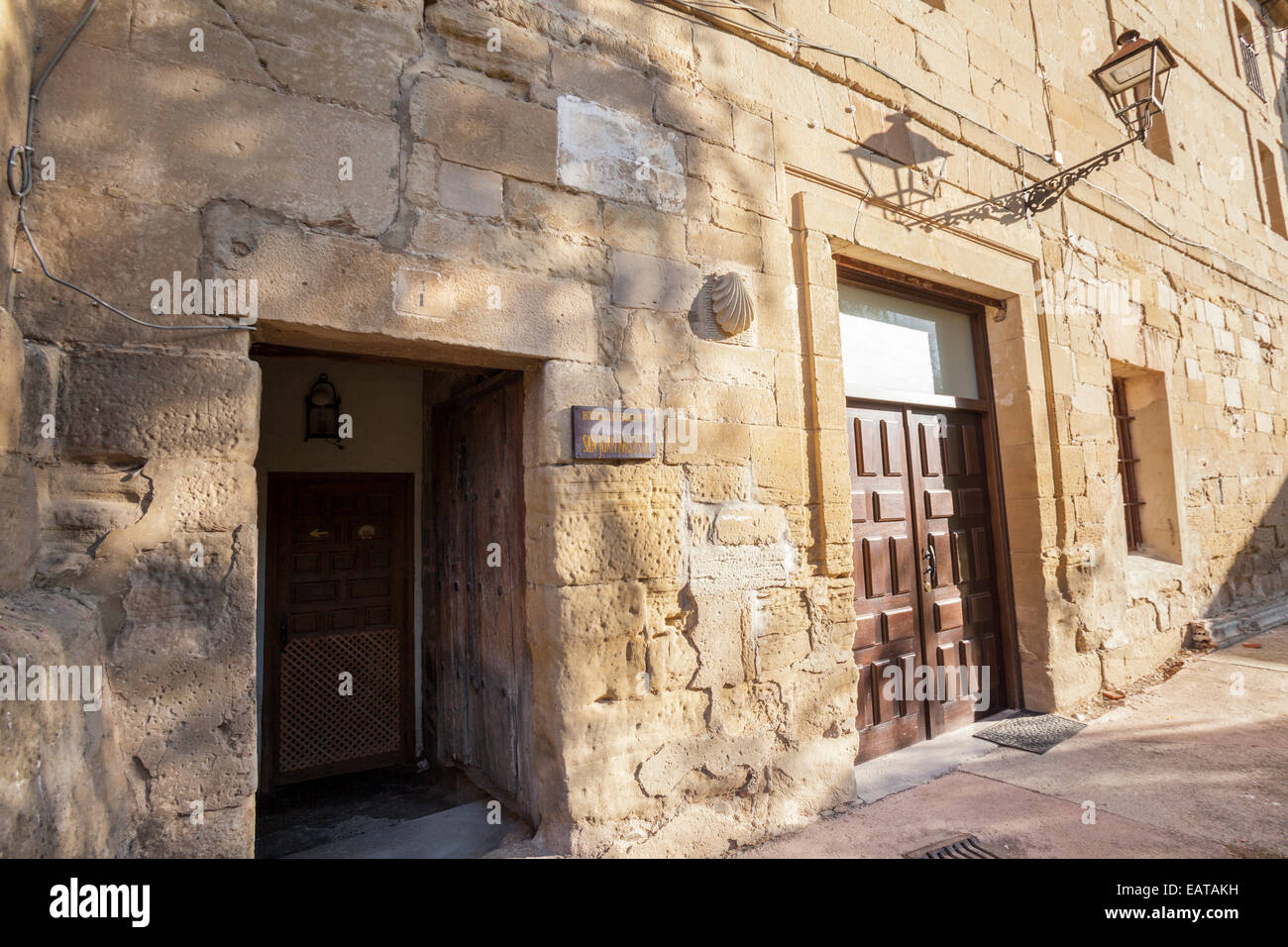 Church of San Juan Bautista in Grañón village in the Way of St. James ...