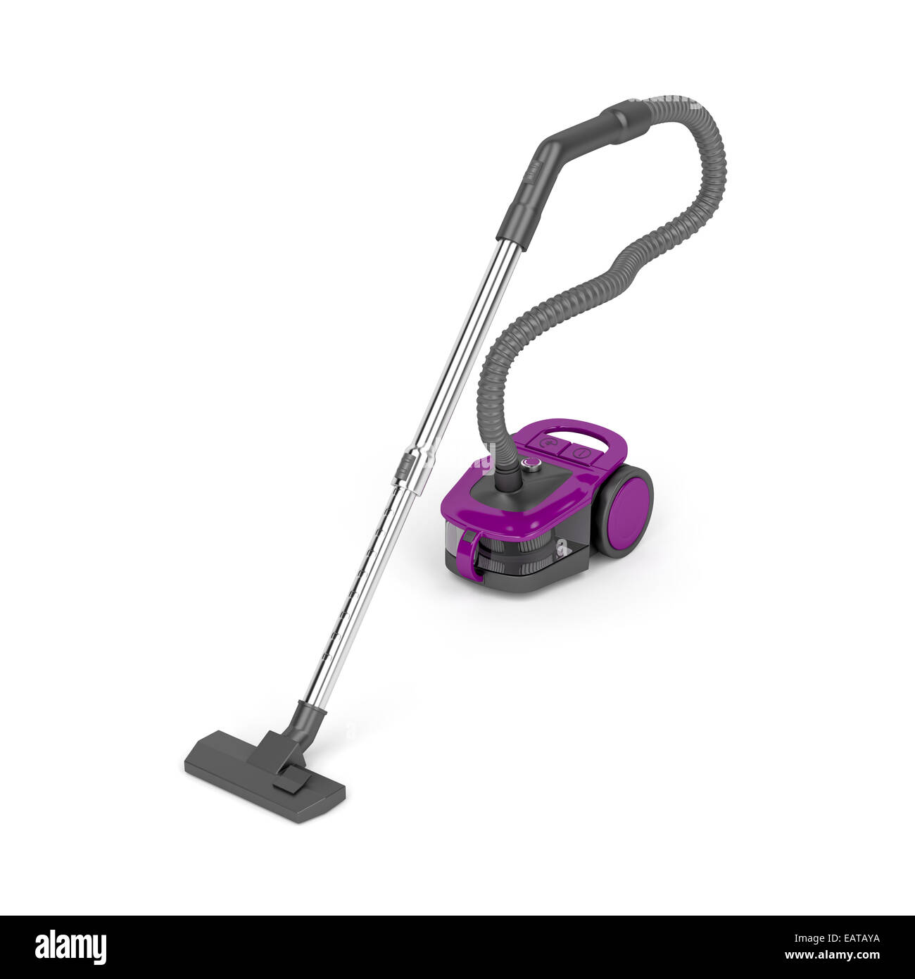 Vacuum cleaner on white background Stock Photo - Alamy
