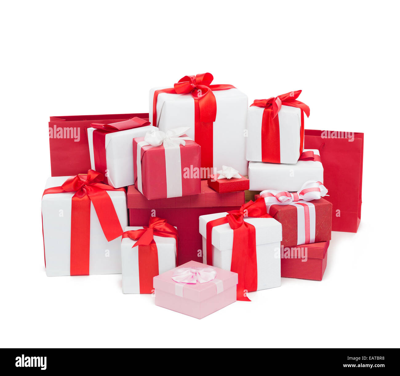 Holidays presents new year Cut Out Stock Images & Pictures - Alamy