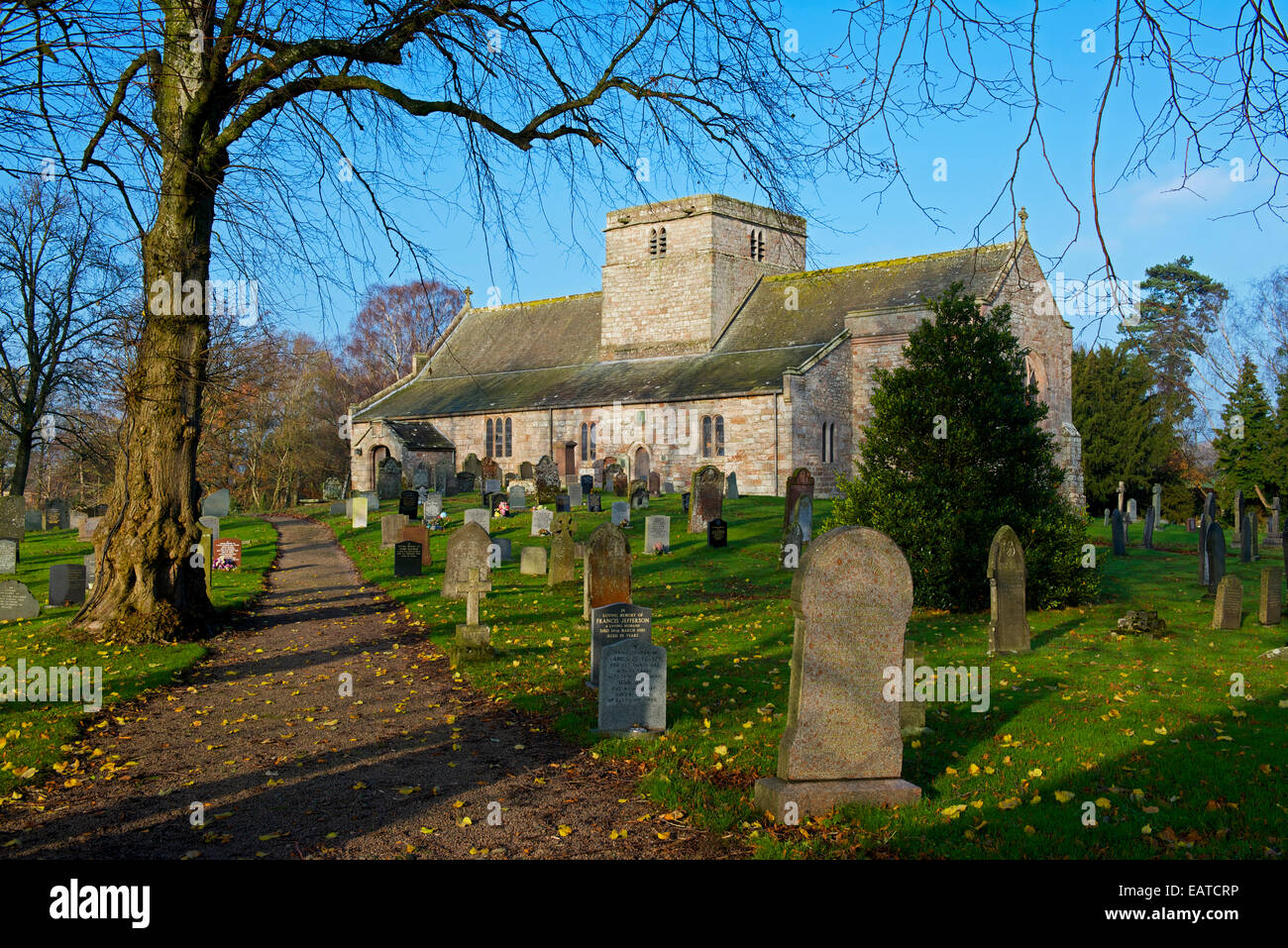 St Michael's Church, Barton, near Penrith, Cumbria, England UK Stock ...