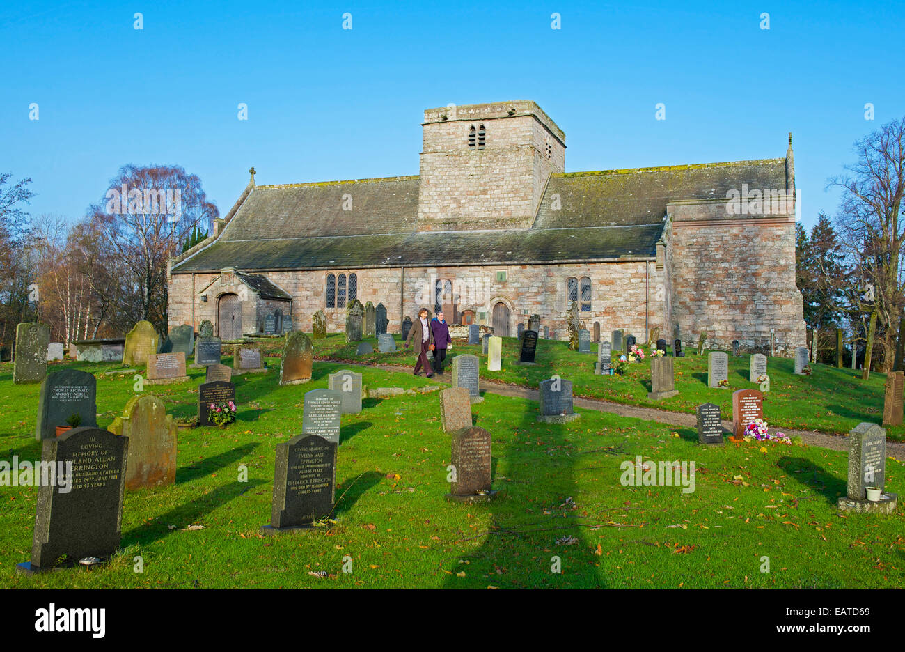 St Michael's Church, Barton, near Penrith, Cumbria, England UK Stock ...