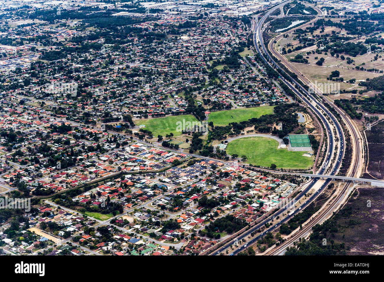 Australia suburban sprawl hi-res stock photography and images - Alamy