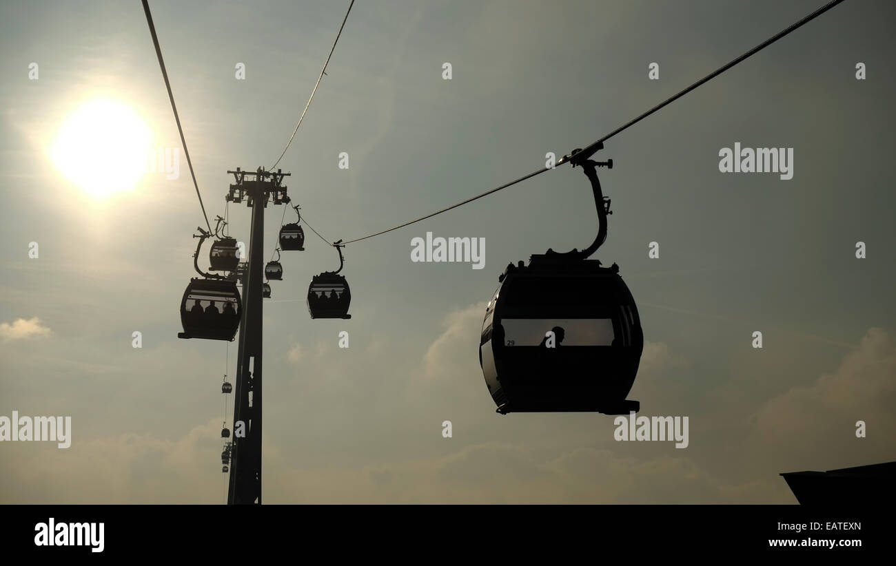 London Cable Car Stock Photo - Alamy