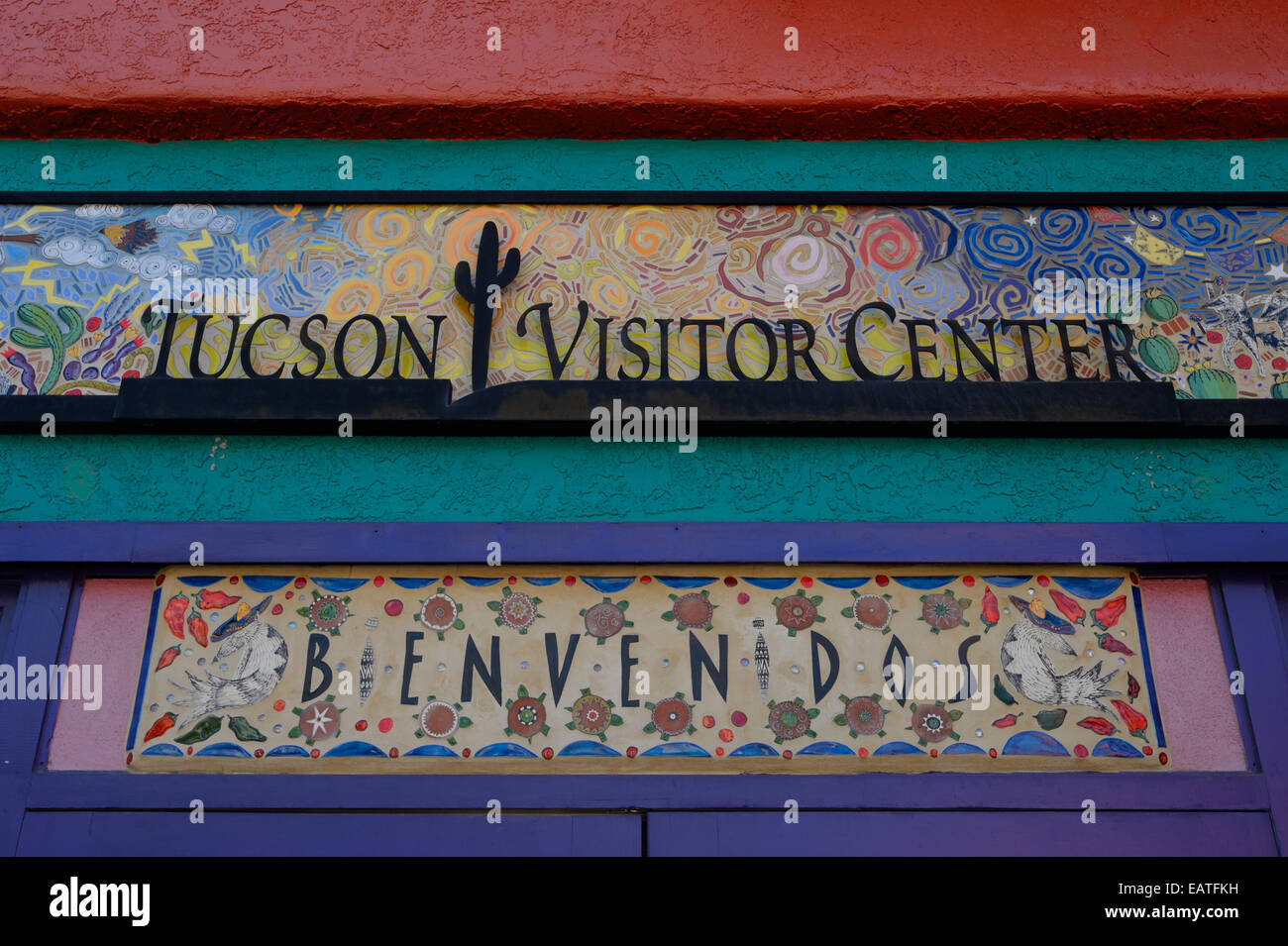 The Visitor Center in Old Tucson Downtown, Tucson AZ Stock Photo - Alamy