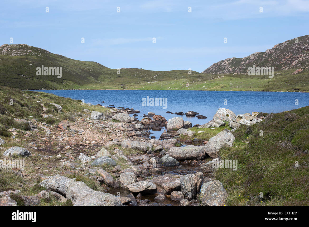 Shetland, scotland landscape loch Stock Photo - Alamy