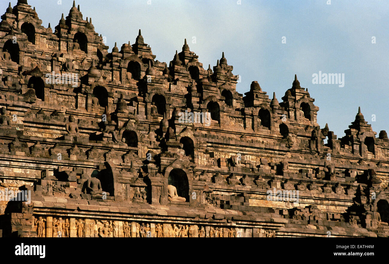 World Travel. Buddhist monument Borobudur in Magelang Yogyakarta in ...