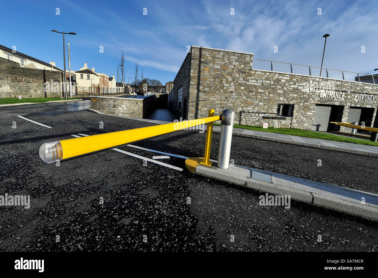 Car park security barrier hi-res stock photography and images - Alamy