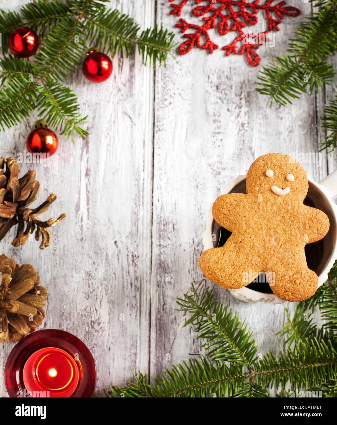 Gingerbread man frame hi-res stock photography and images - Alamy