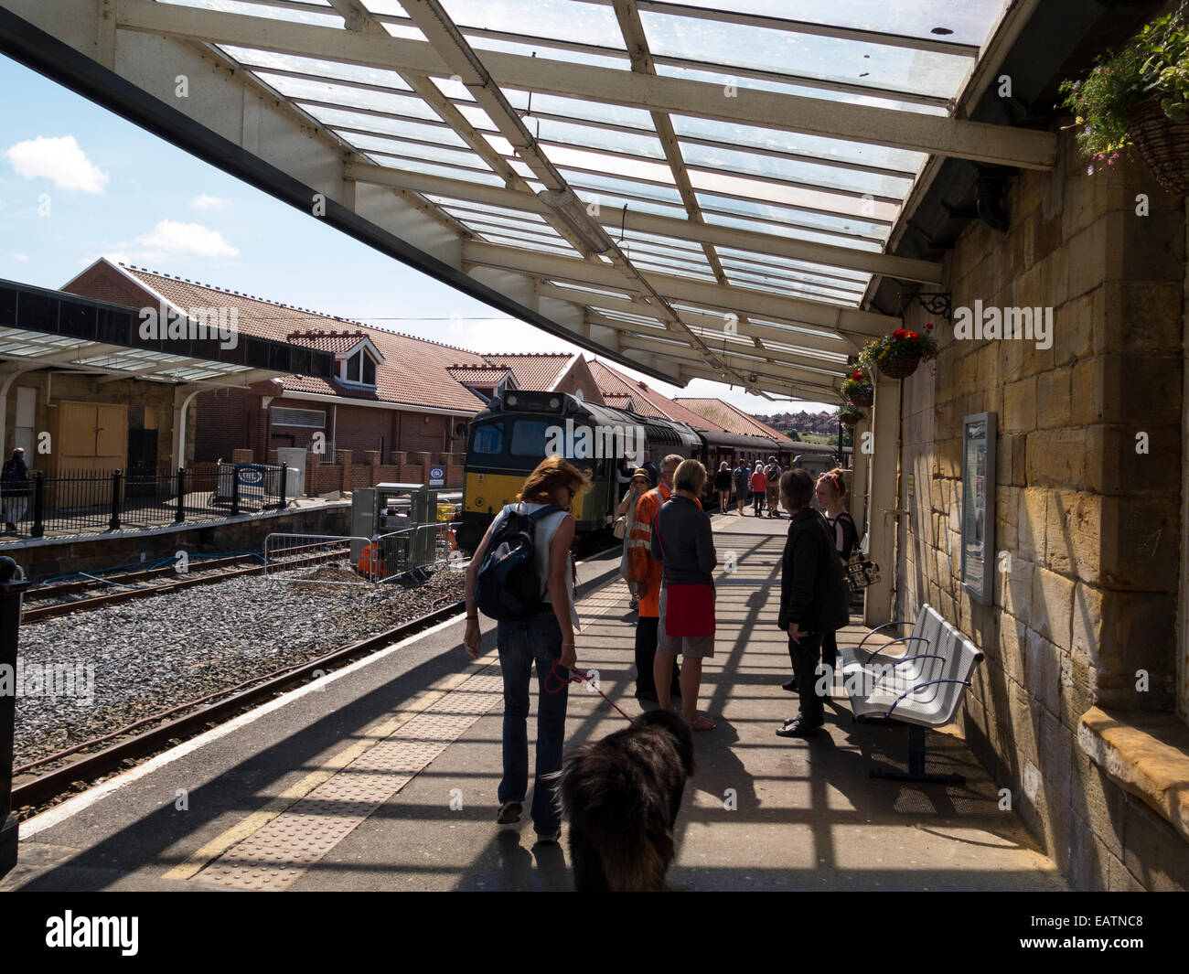 Whitby station on the North Yorkshire Moors Railway,Whitby, North ...