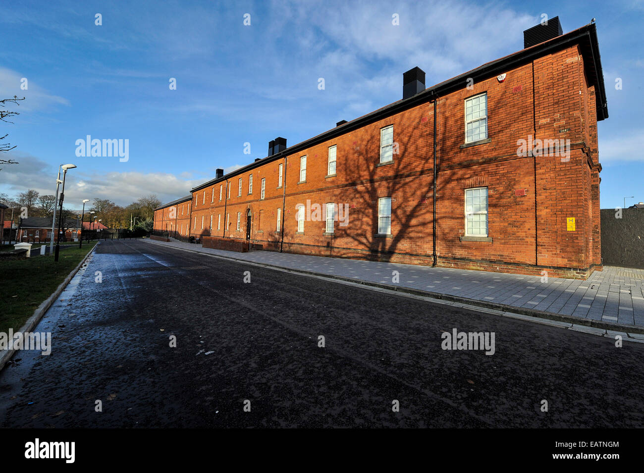 Stock Photo - Former British Army barracks at Ebrington Square, Derry ...