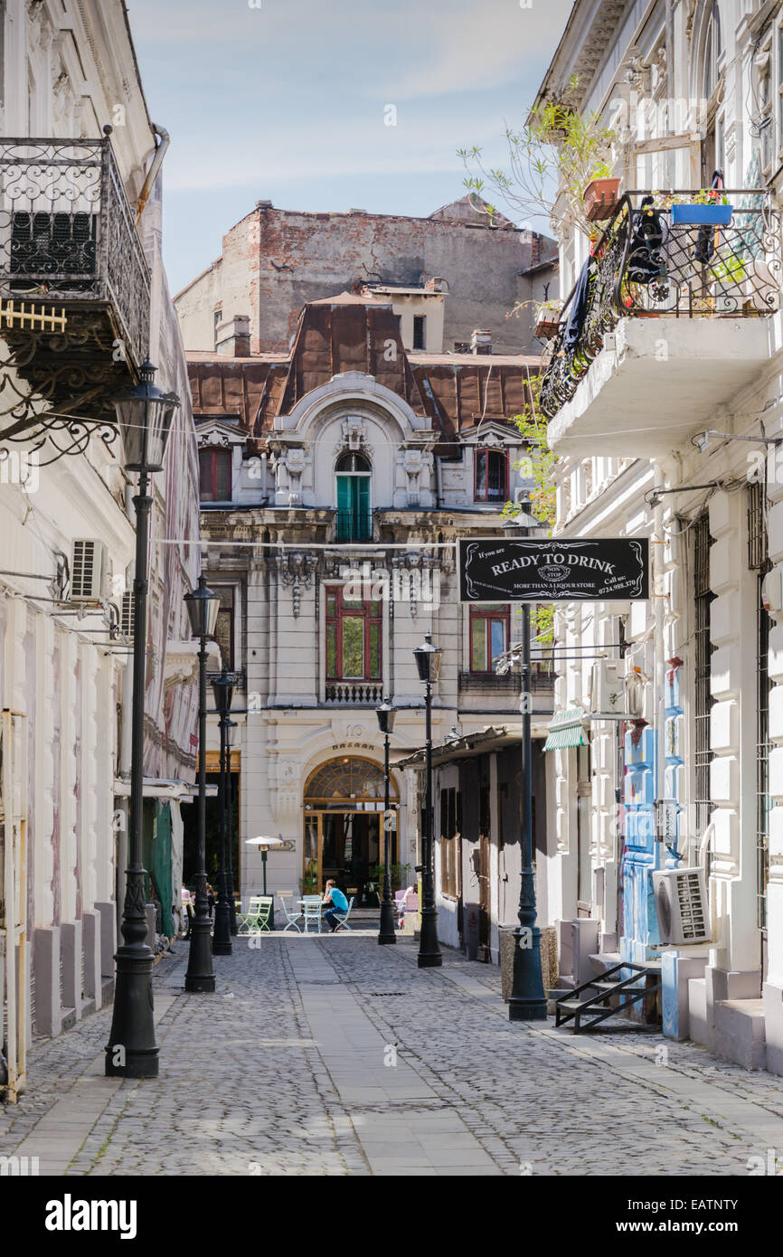 Street of Bucharest - Romania Stock Photo - Alamy