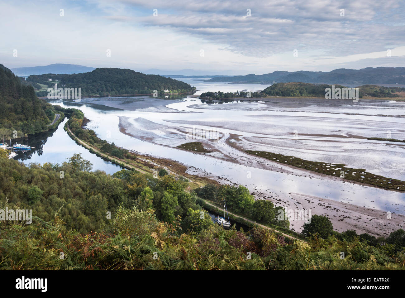 View over Moine Mhor at Crinan in West Argyll, Scotland Stock Photo - Alamy