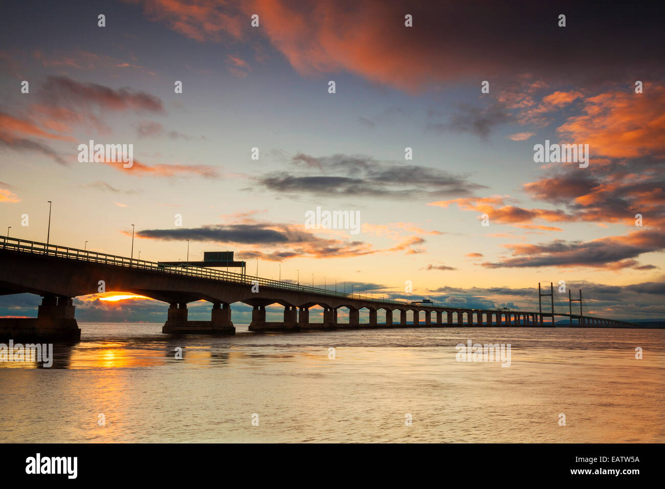 Second Severn Crossing, Severn Bridge, Wales, U.K Stock Photo - Alamy
