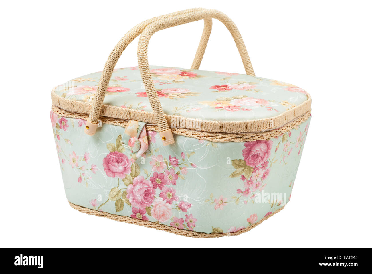 Fabric sewing accessories cloth Cut Out Stock Images & Pictures - Alamy