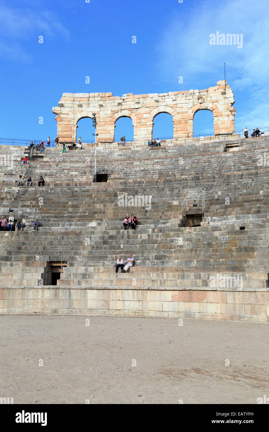 Arena amphitheater, Verona, Italy, Veneto Stock Photo - Alamy