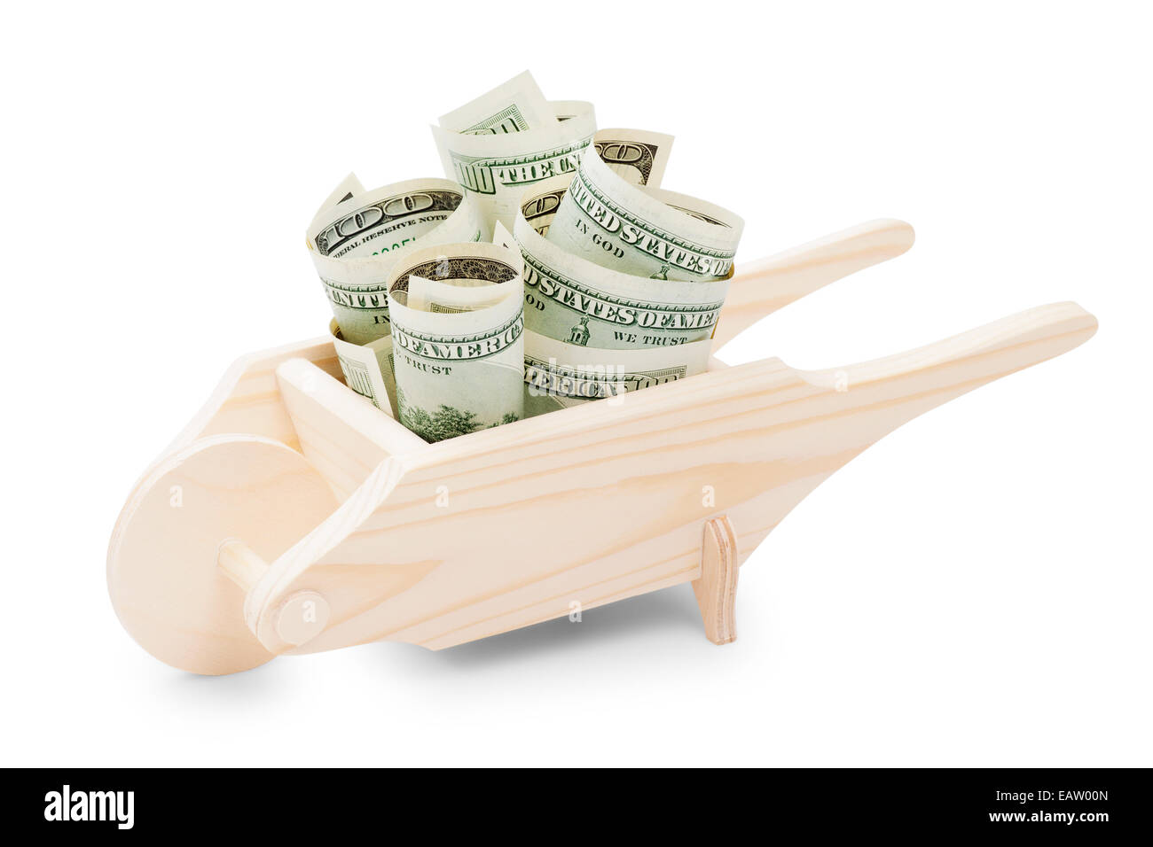 Wheelbarrow Cut Out Stock Images & Pictures - Alamy