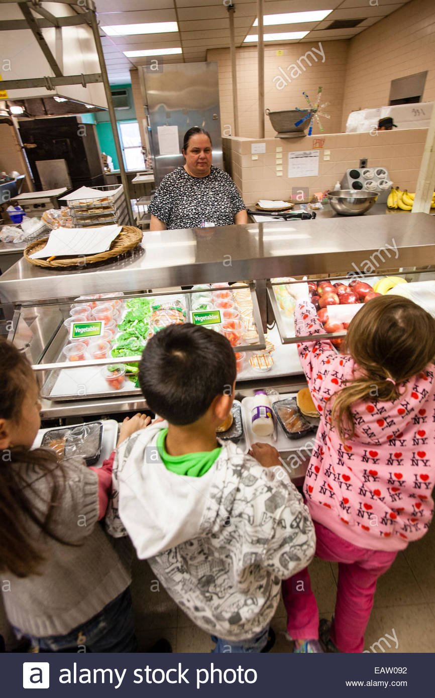 Champs Elementary Cafeteria Line