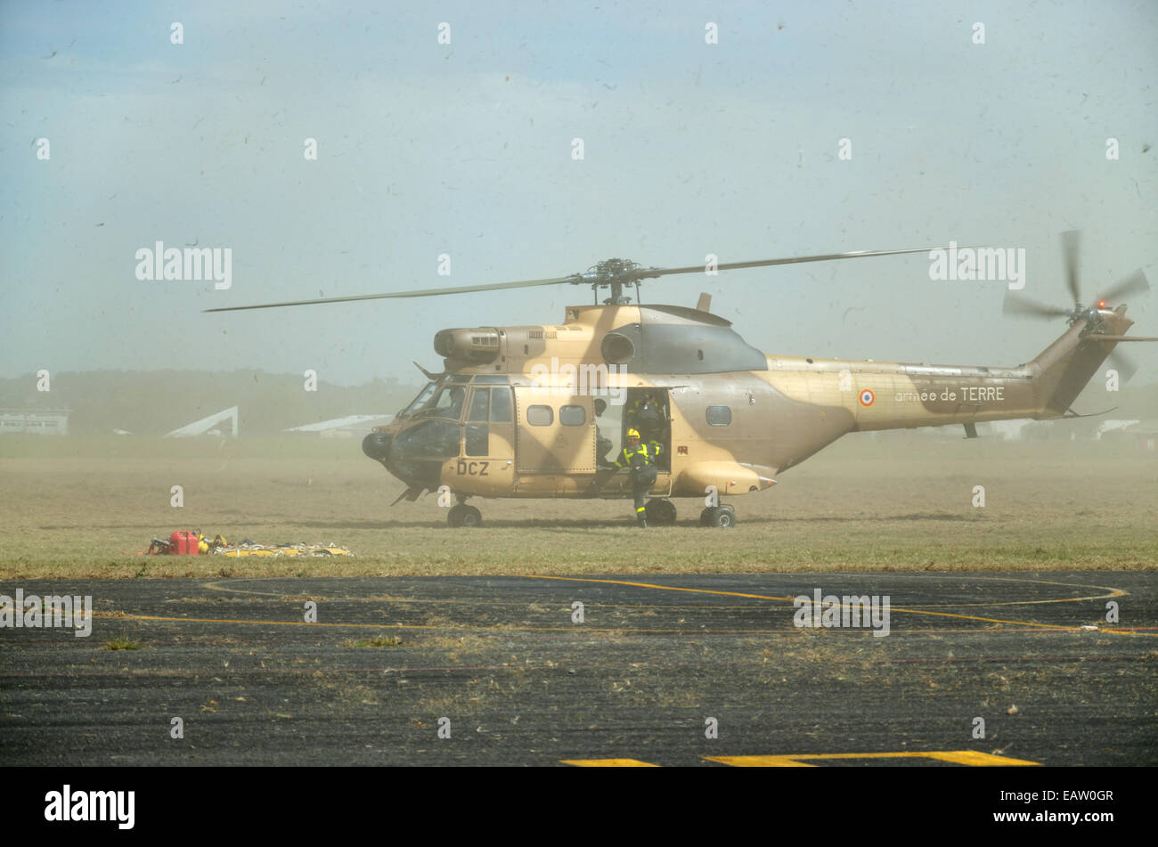 Military helicopter during evacuation Stock Photo - Alamy