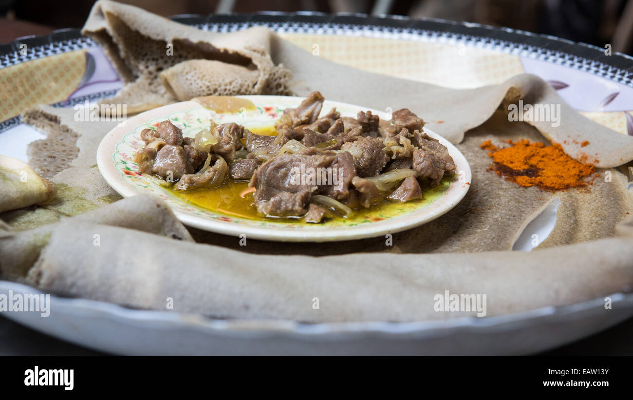 Ethiopian food injera hi-res stock photography and images - Alamy