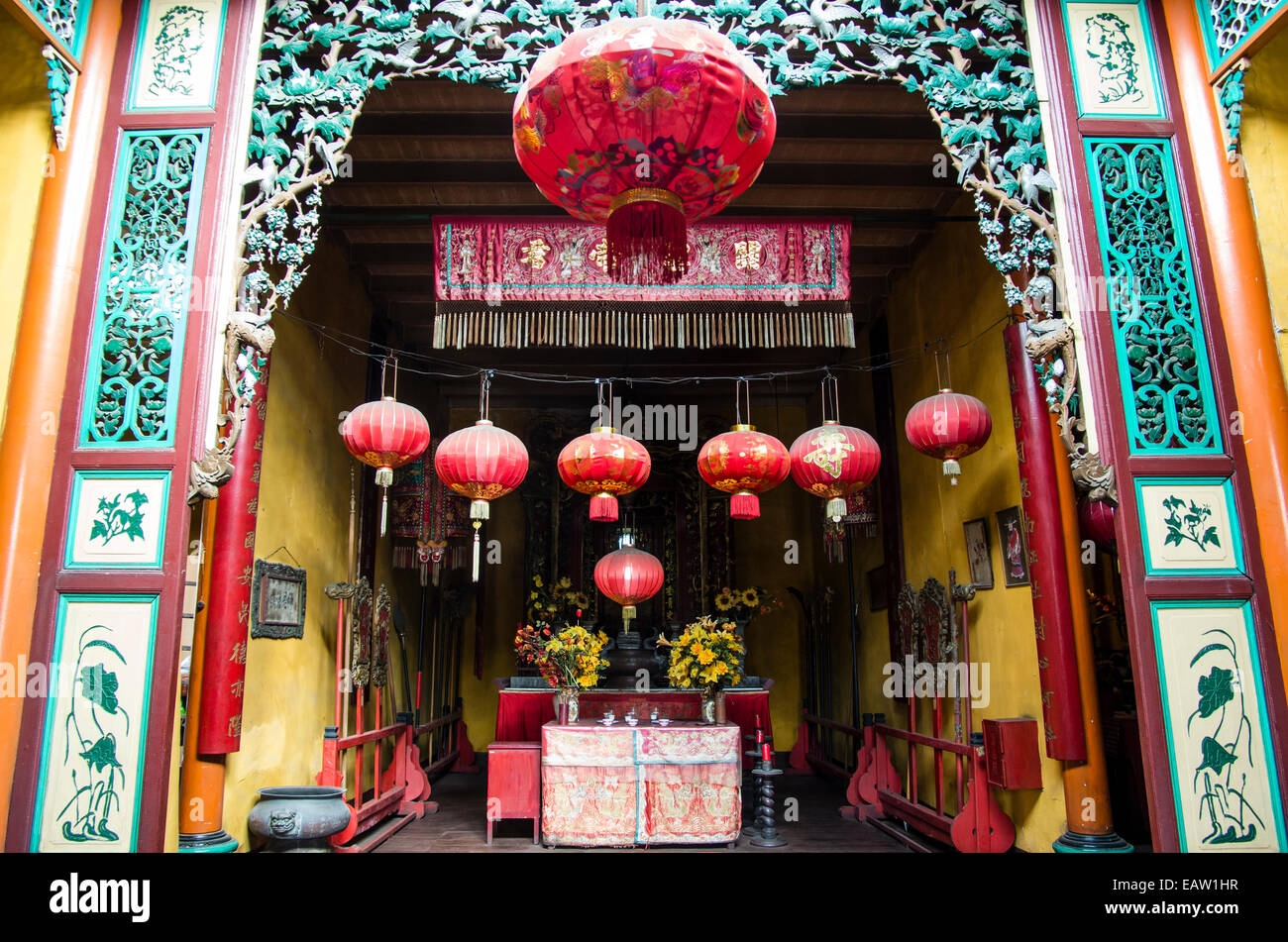 Tung Sing temple (1868) in Lima city. Peru.Chinese temple dedicated to ...