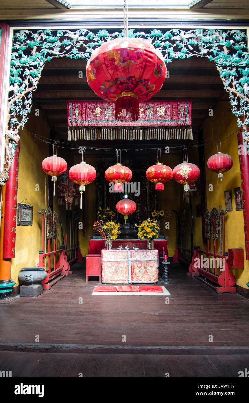 Tung Sing temple (1868) in Lima city. Peru.Chinese temple dedicated to ...