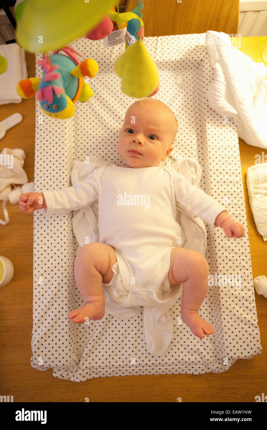 Boy laying on mat hi-res stock photography and images - Alamy