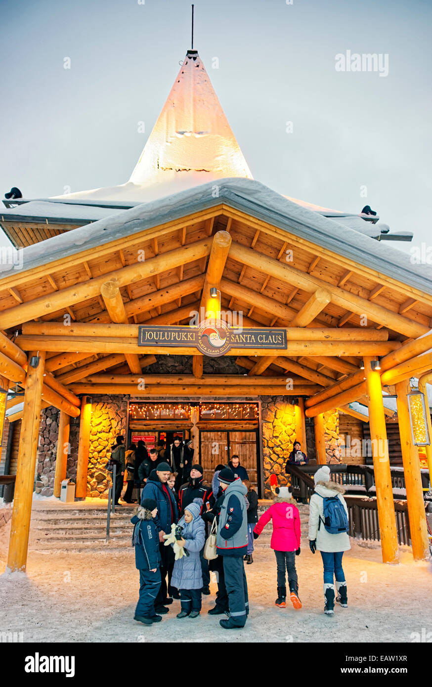 Rovaniemi santa claus village hi-res stock photography and images - Alamy