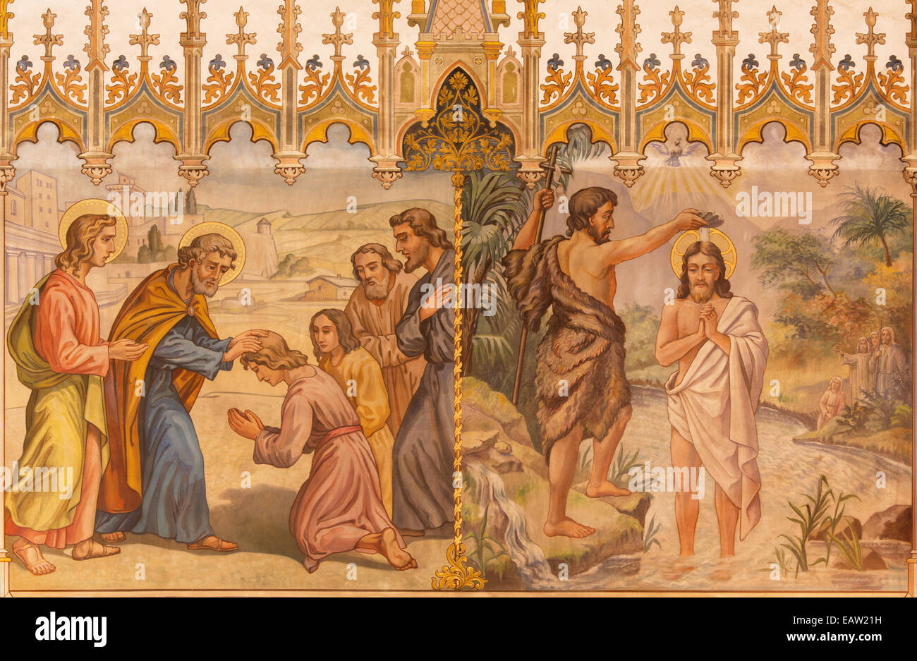 Gothic fresco hi-res stock photography and images - Alamy
