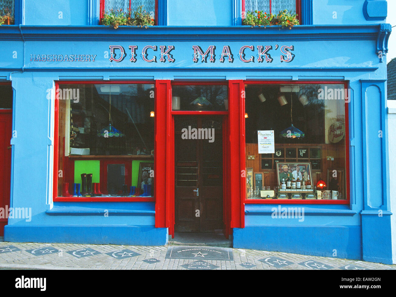 Traditional shop front of haberdashery in Dingle, Ireland Stock Photo ...
