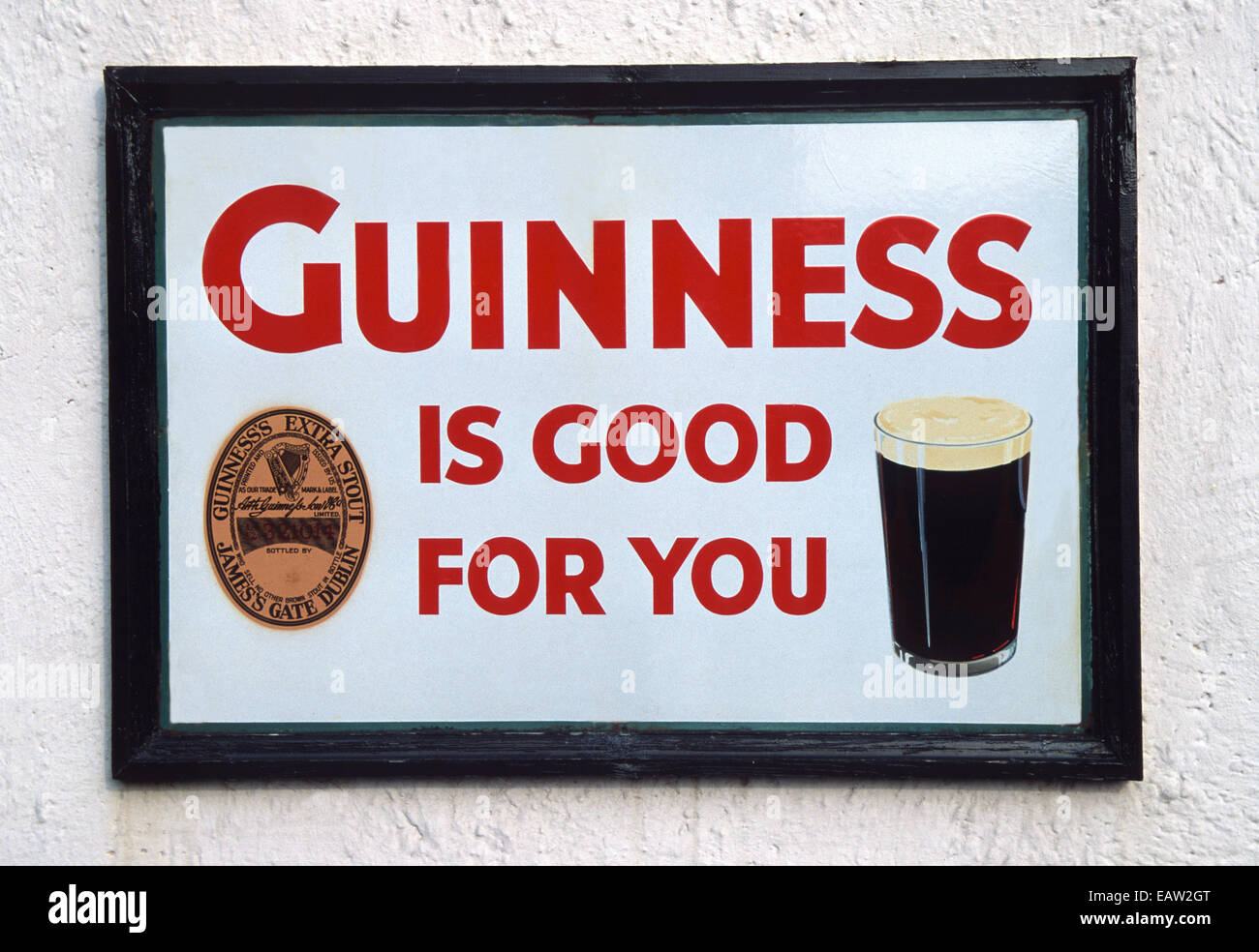 Guinness sign in Ireland Stock Photo - Alamy