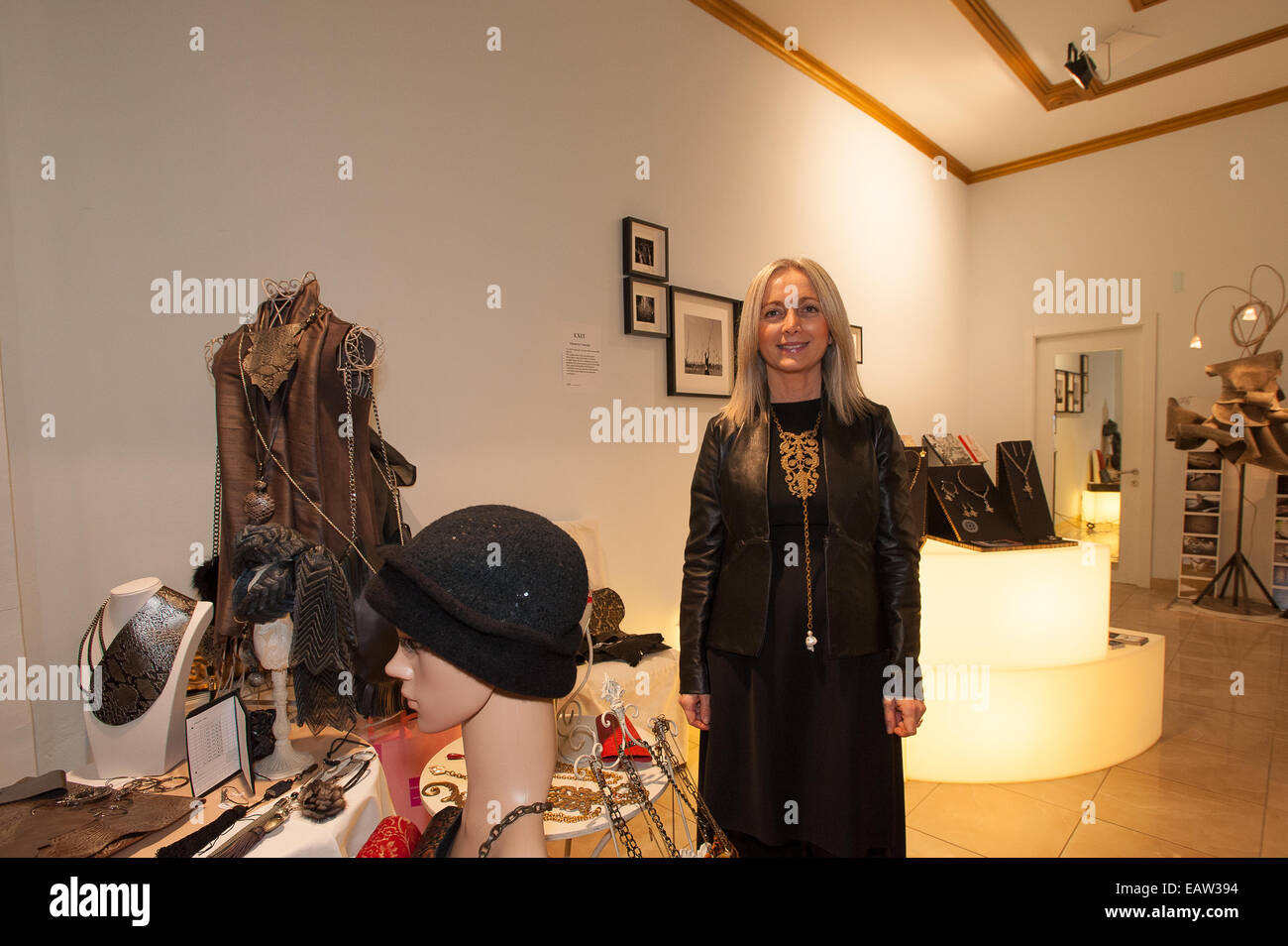 Turin, Italy. 20th November, 2014. Inauguration of temporary stores and ...