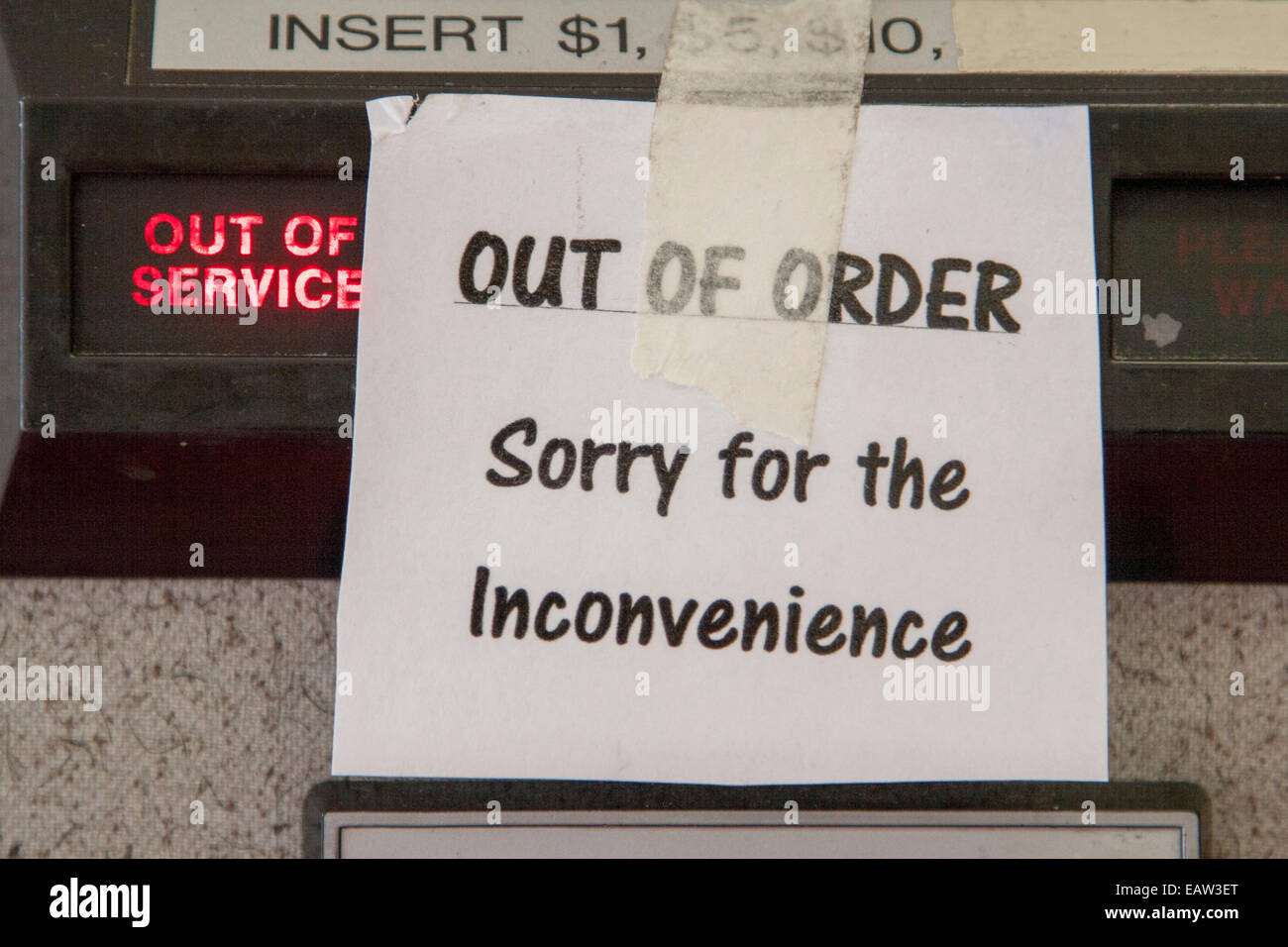 Washing machine out of order hi-res stock photography and images - Alamy