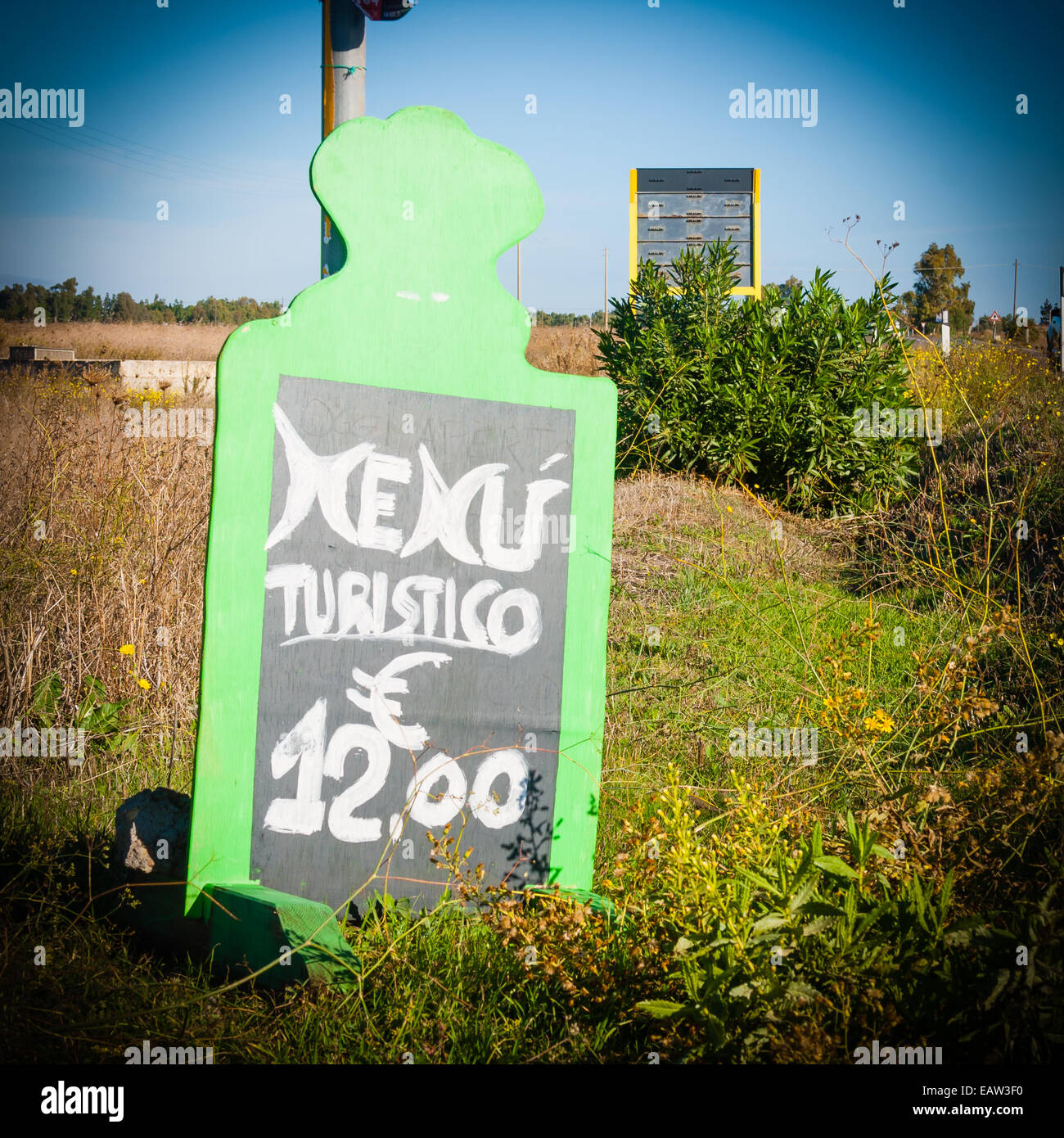 Tourist Menu € 12 Stock Photo - Alamy