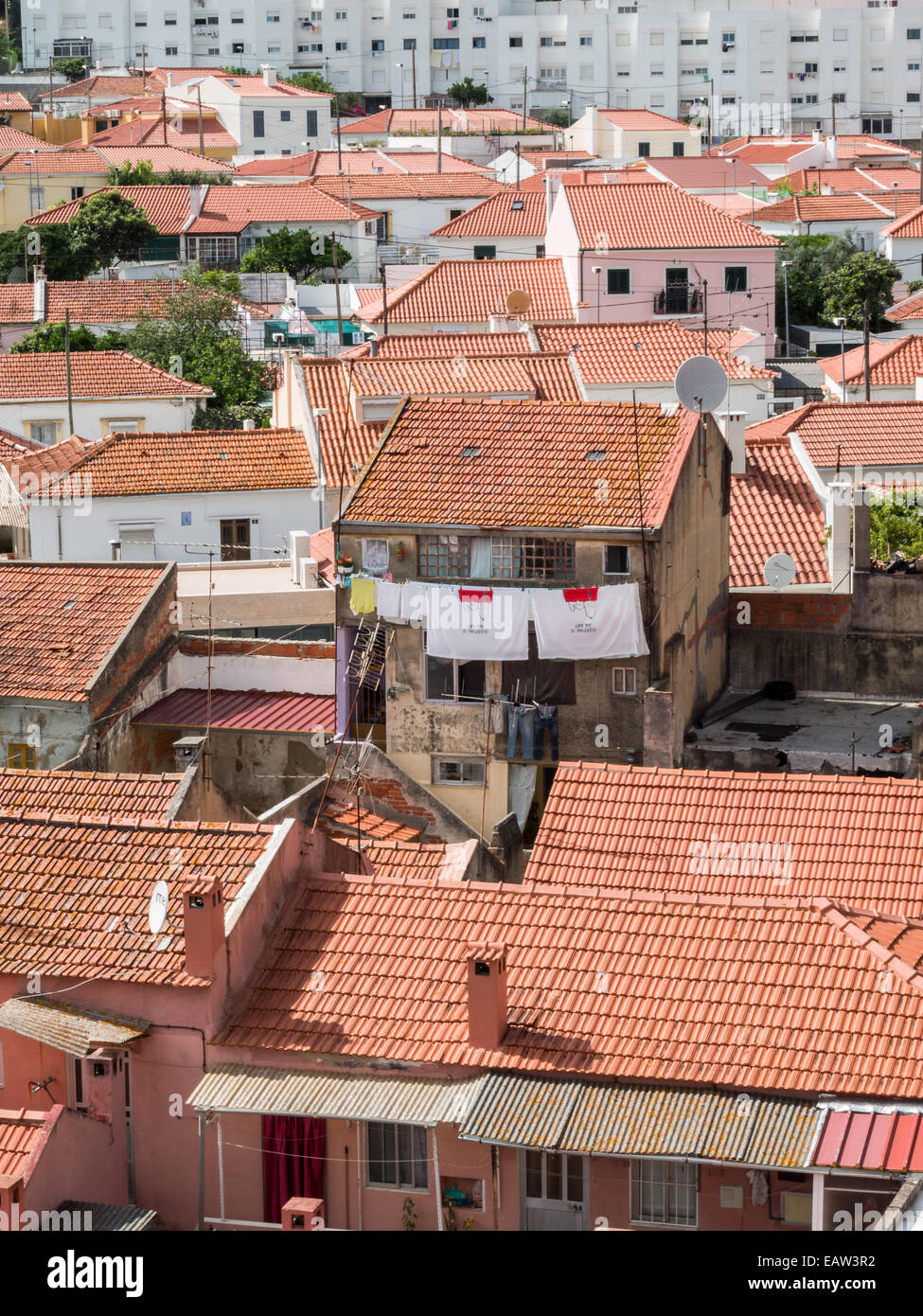 Red clay houses hi-res stock photography and images - Alamy