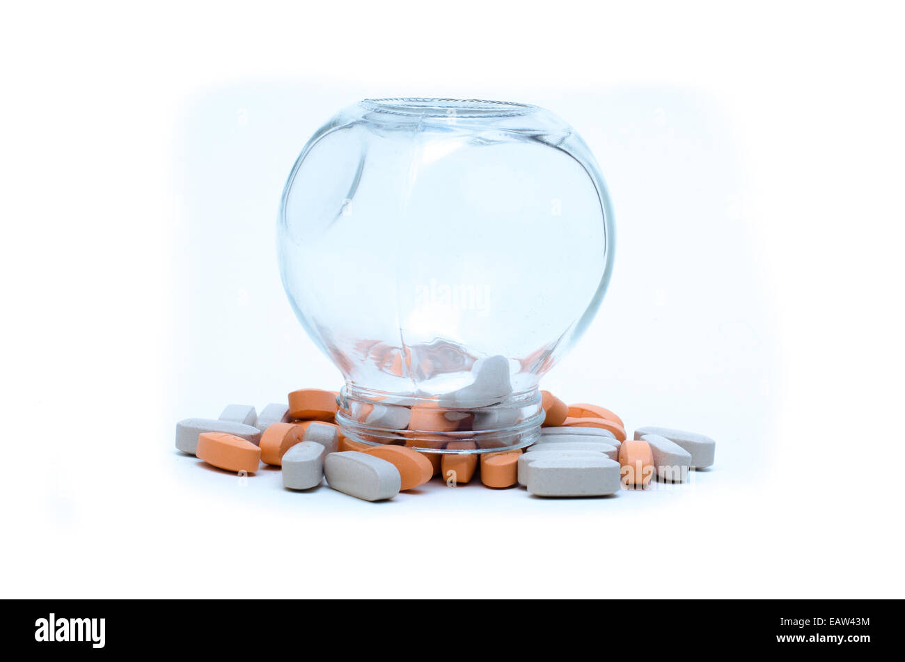 Pills on a isolated background Stock Photo - Alamy