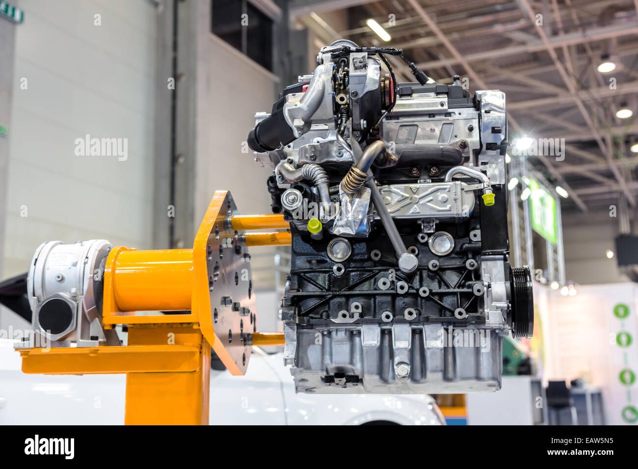 Turbo car engine Stock Photo - Alamy