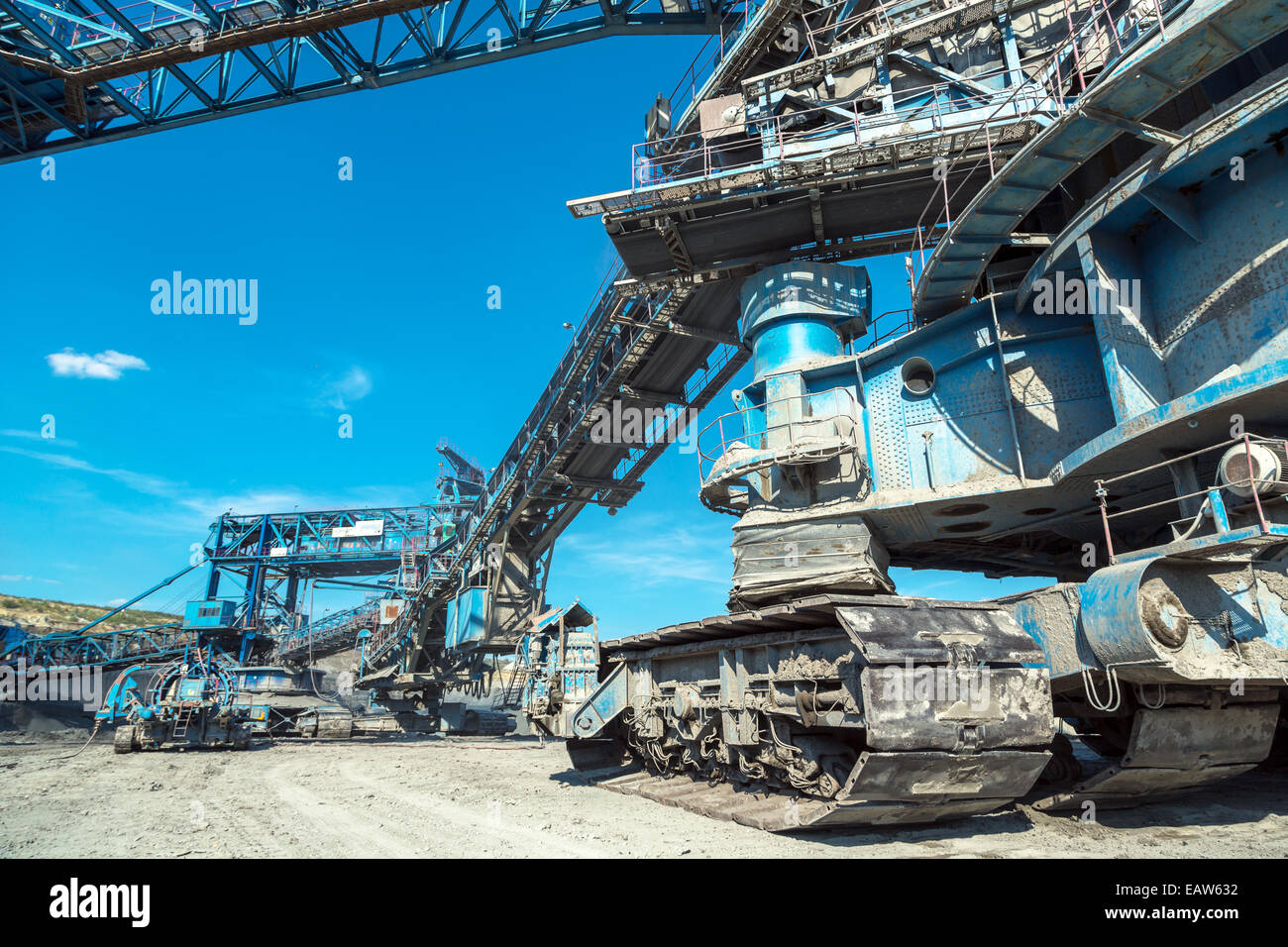 Mining machinery in the mine Stock Photo - Alamy