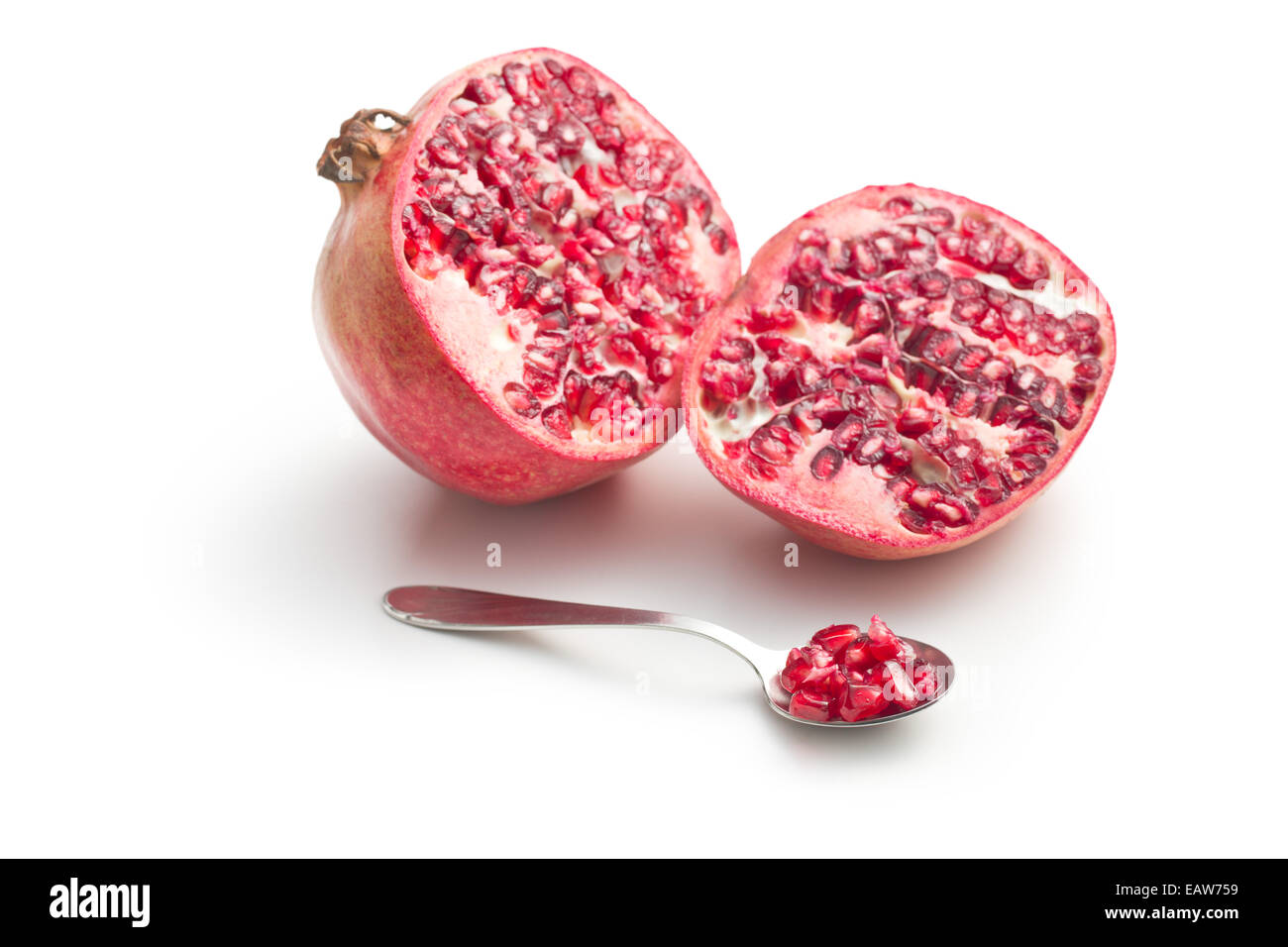 Red seed of pomegranate Cut Out Stock Images & Pictures - Alamy