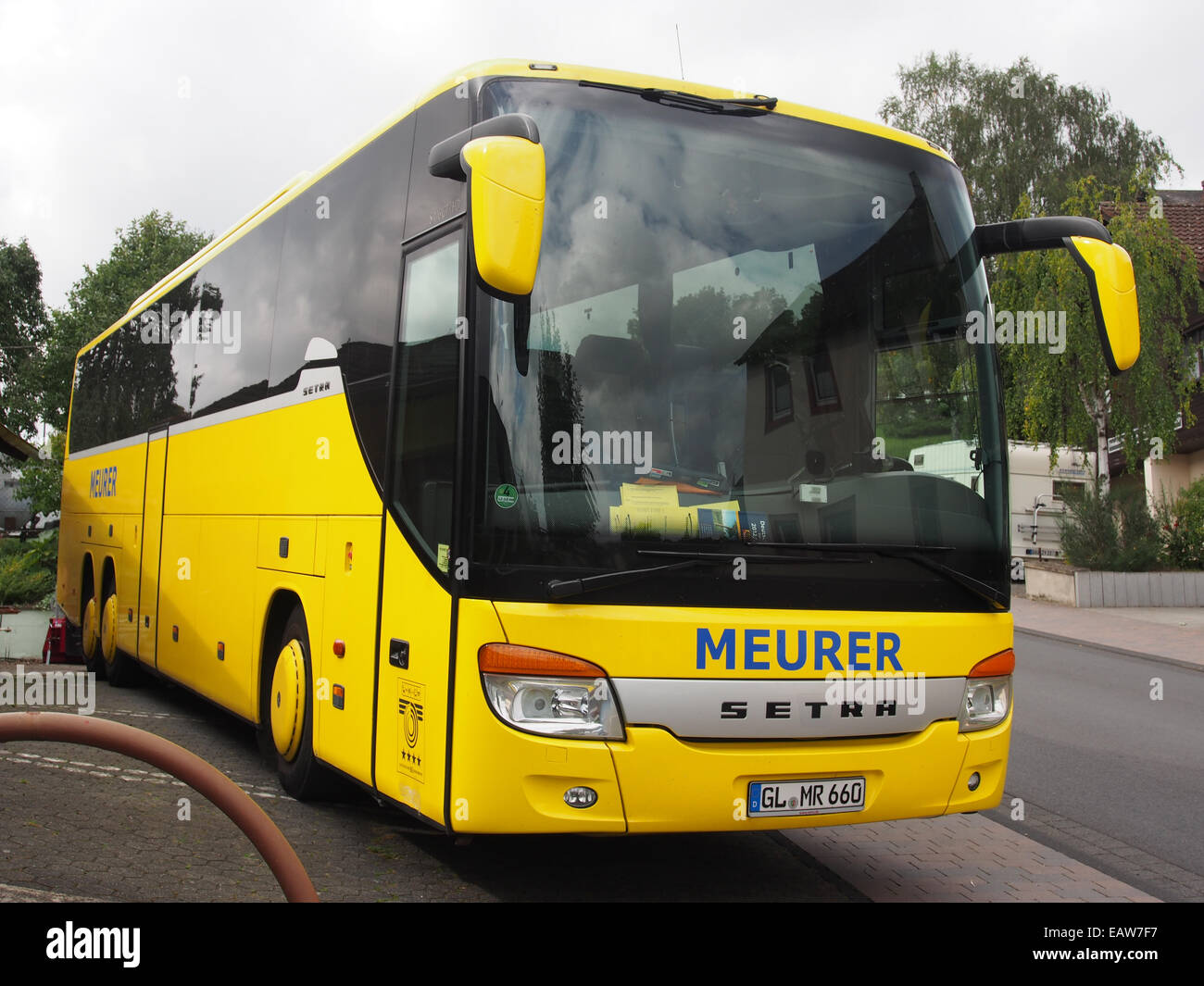 The SETRA coach by Meuer is a luxury bus model designed for long ...