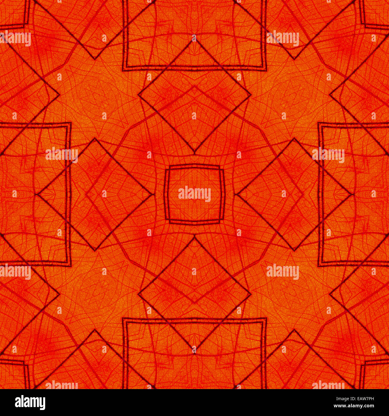 Colorful seamless pattern made from red leaf texture Stock Photo - Alamy